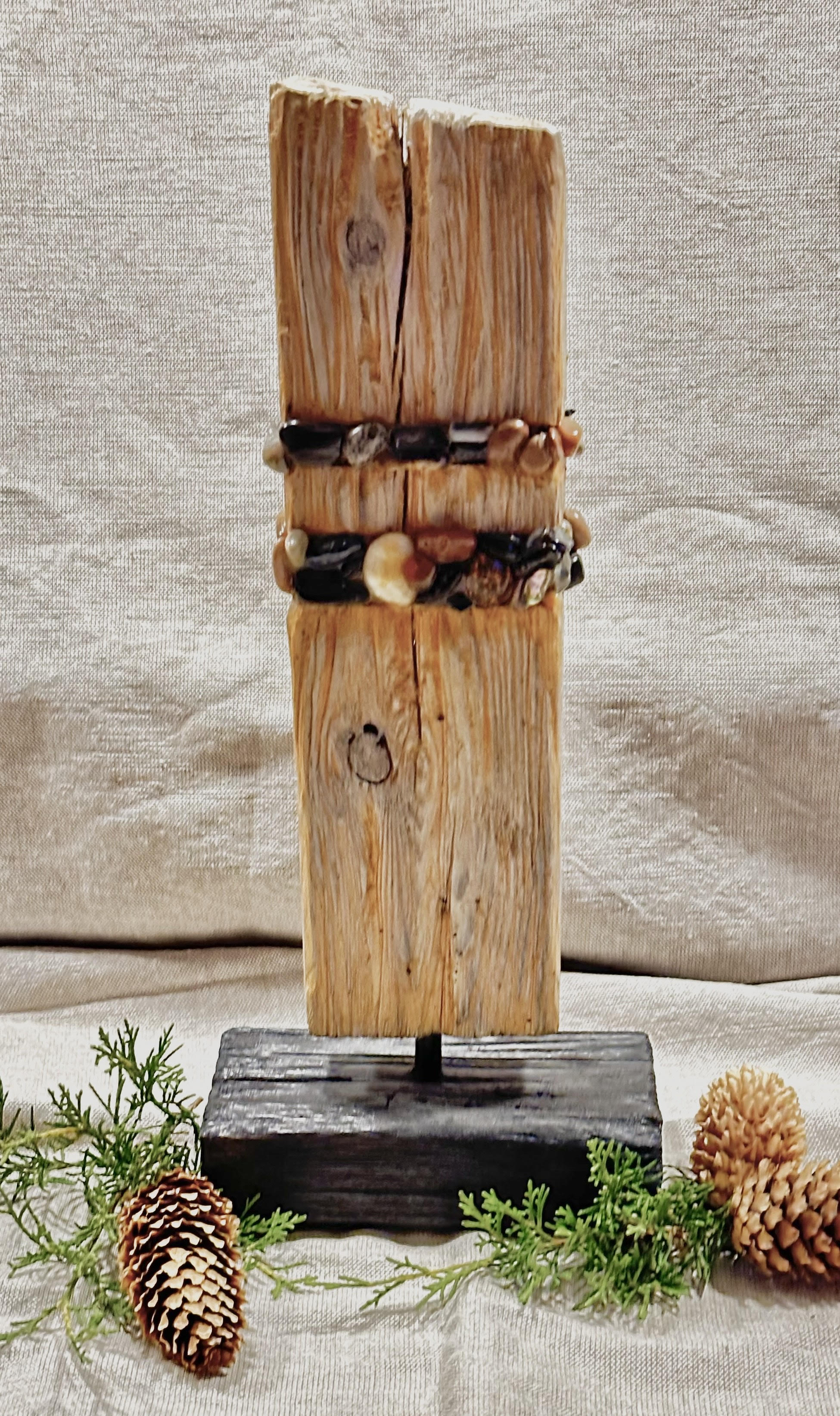 Spruce and Stone Sculpture – The Vault Cultural Collective