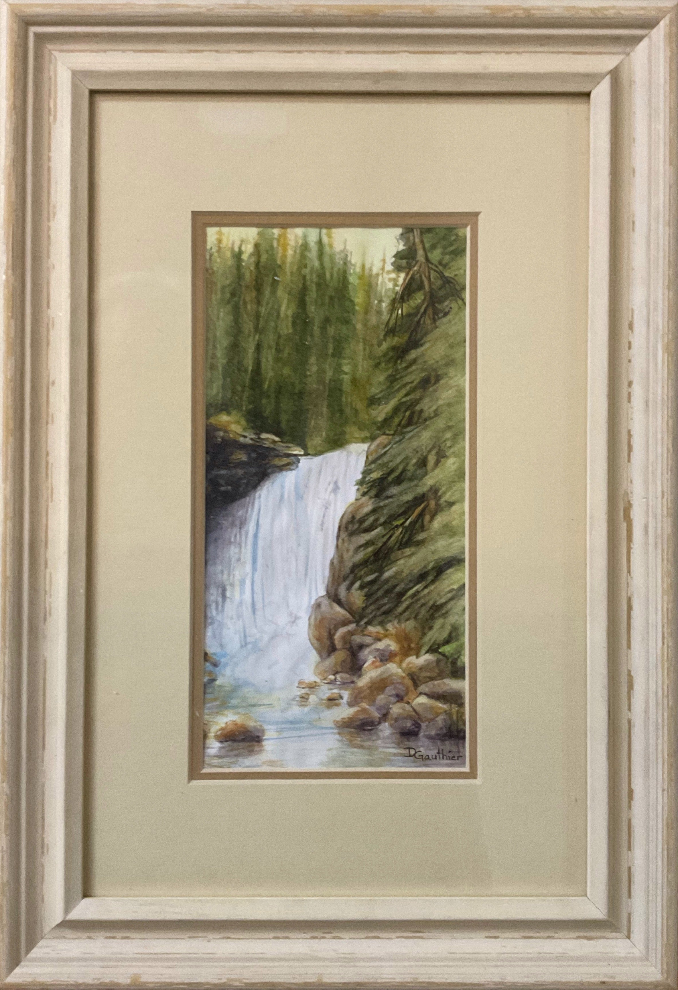 Heavenly Waterfall & Evergreens – The Vault Cultural Collective